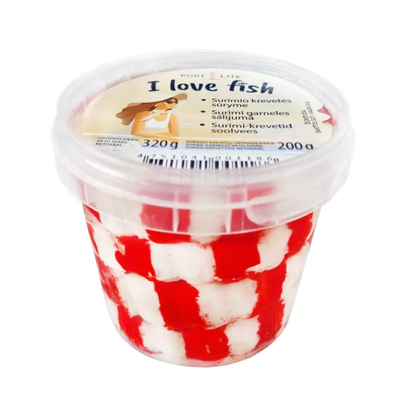 Surimi garneles eļļā 320g (200g), I love fish - Lēta Pārtika